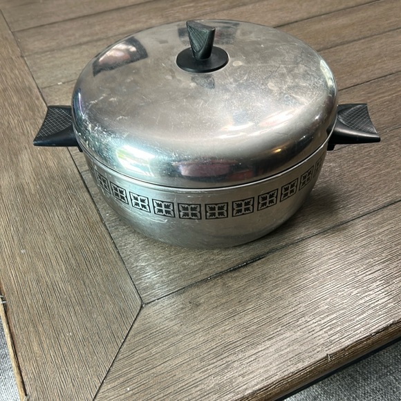 Kitchen | Vintage West Bend Stainless Steel Cooking Pot With Black ...